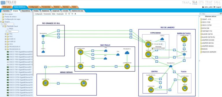 Telcomanager v9 – Network topology maps - Telcomanager